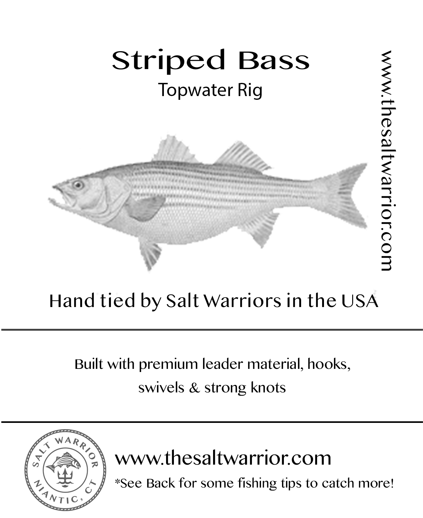 Topwater Rig - The Salt Warrior LLC